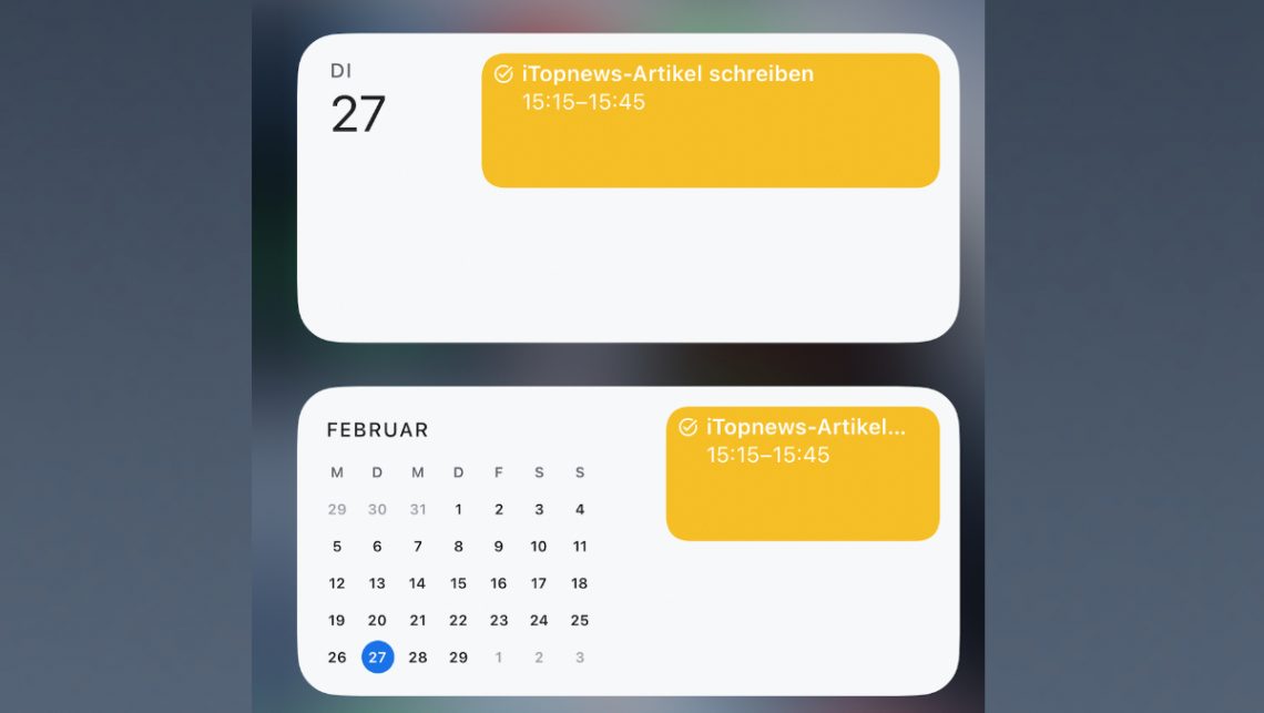 App des Tages: Google Kalender bringt drei Sperrbildschirm-Widgets ...